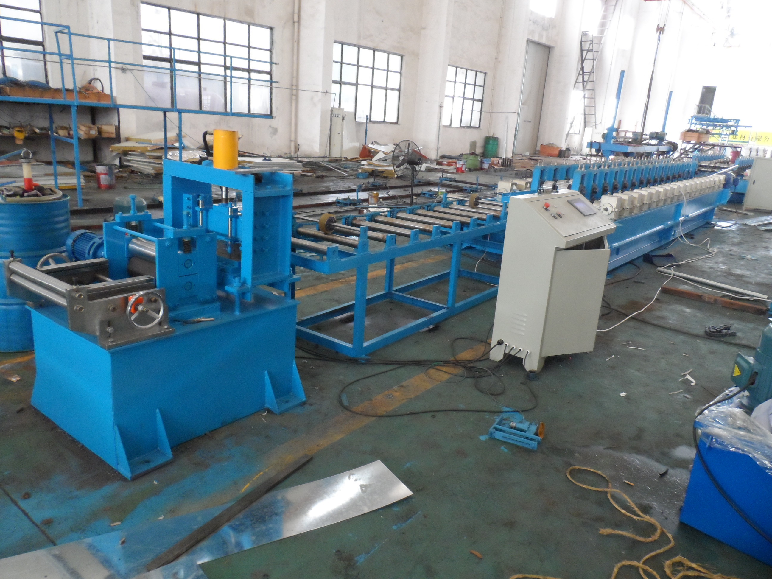 14 Forming Station C Channel Roll Forming Machine For C Shape Purlin 1. ...